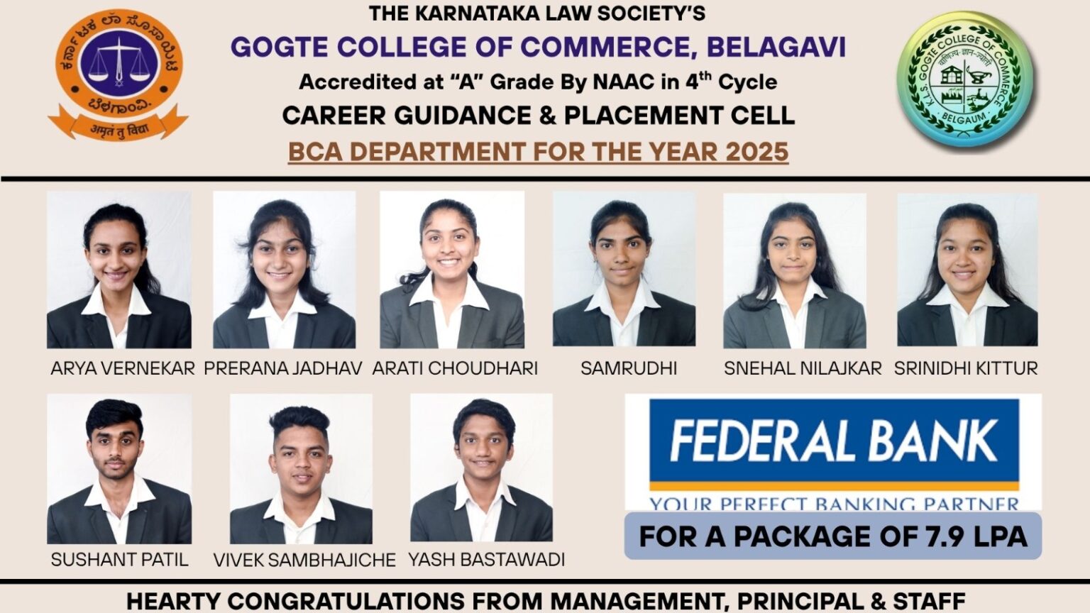 BCA – Gogte College of Commerce